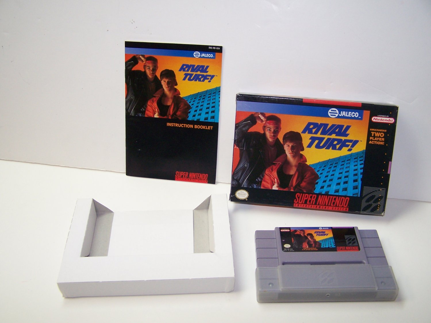 RIVAL TURF! Super Nintendo Game