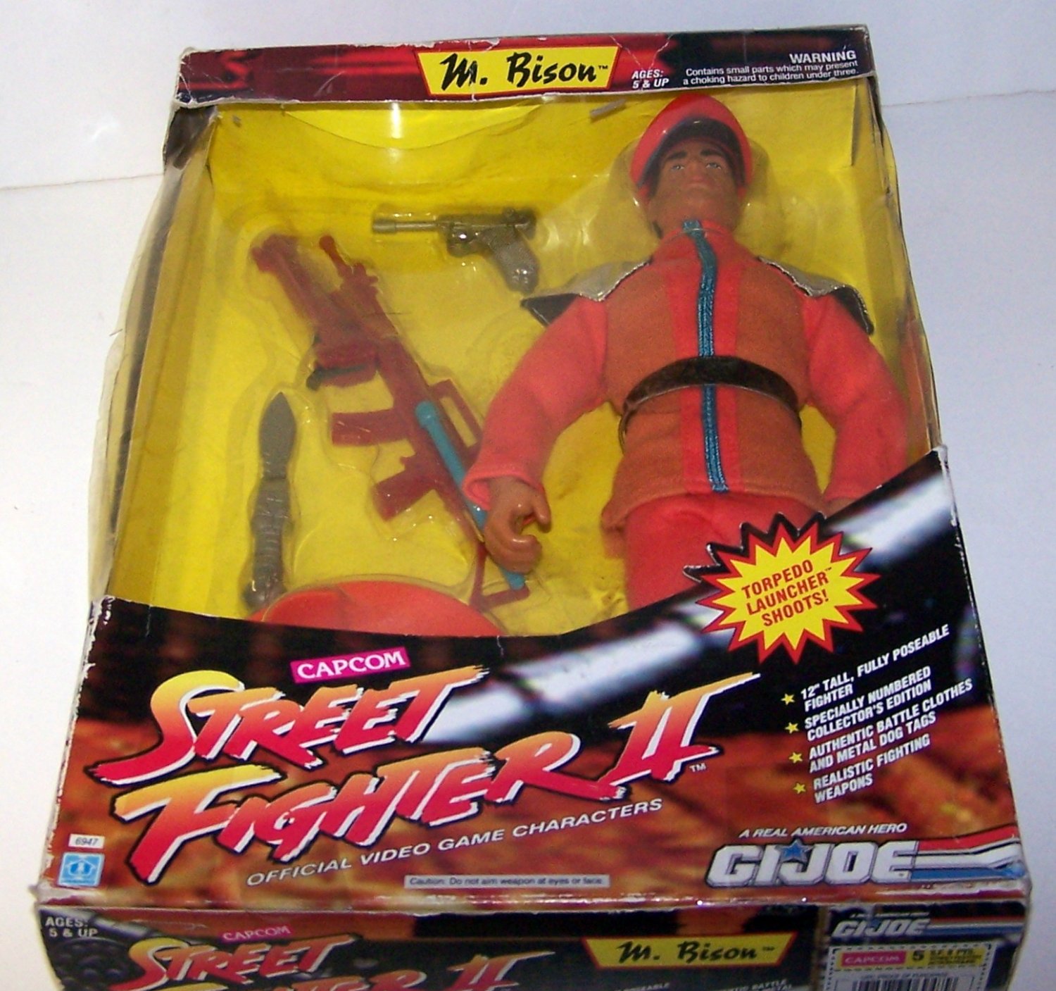 G.I. Joe Street Fighter II M. Bison 12" Action Figure 1993