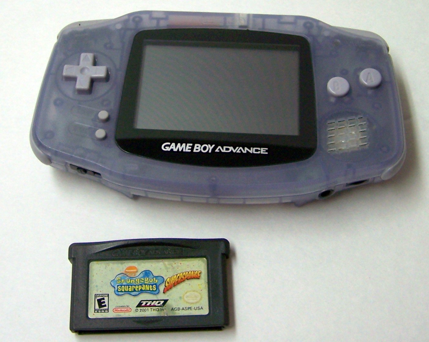 Glacier Game boy Advance GBA AGB-001 (2000) plus game
