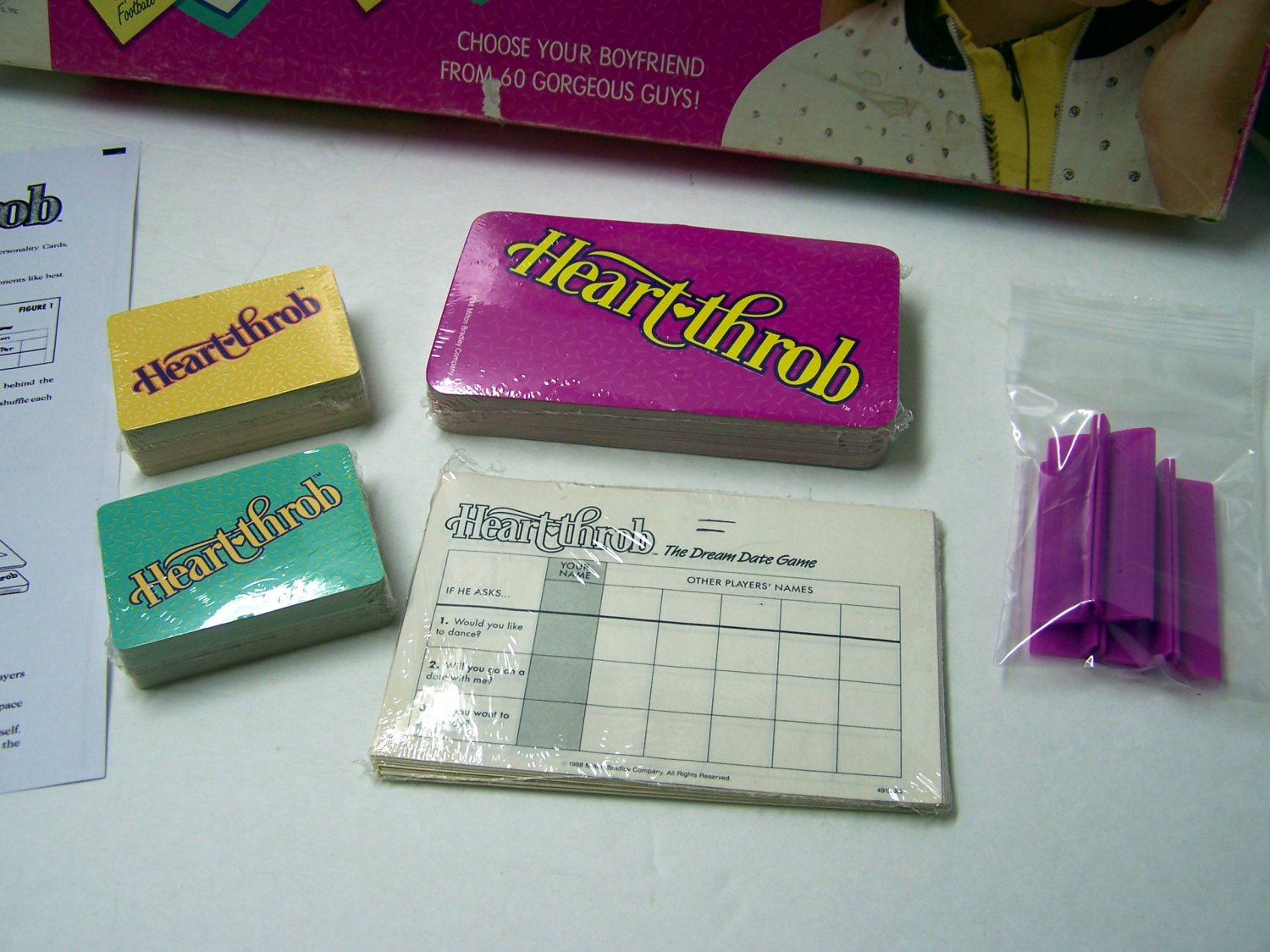 Heartthrob: The Dream Date Game Vintage 1988
