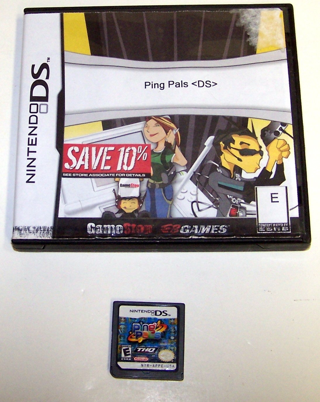 Ping Pals Nintendo DS cartridge