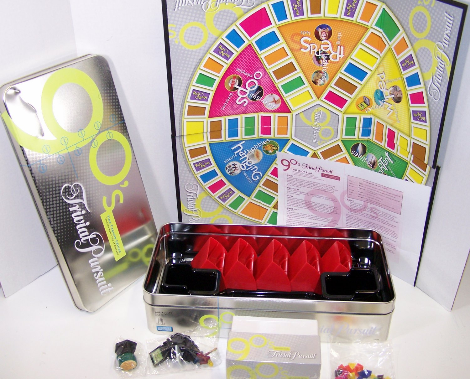 90s TRIVIAL PURSUIT Time Capsule Collectors Edition 1990's Kurt Cobain