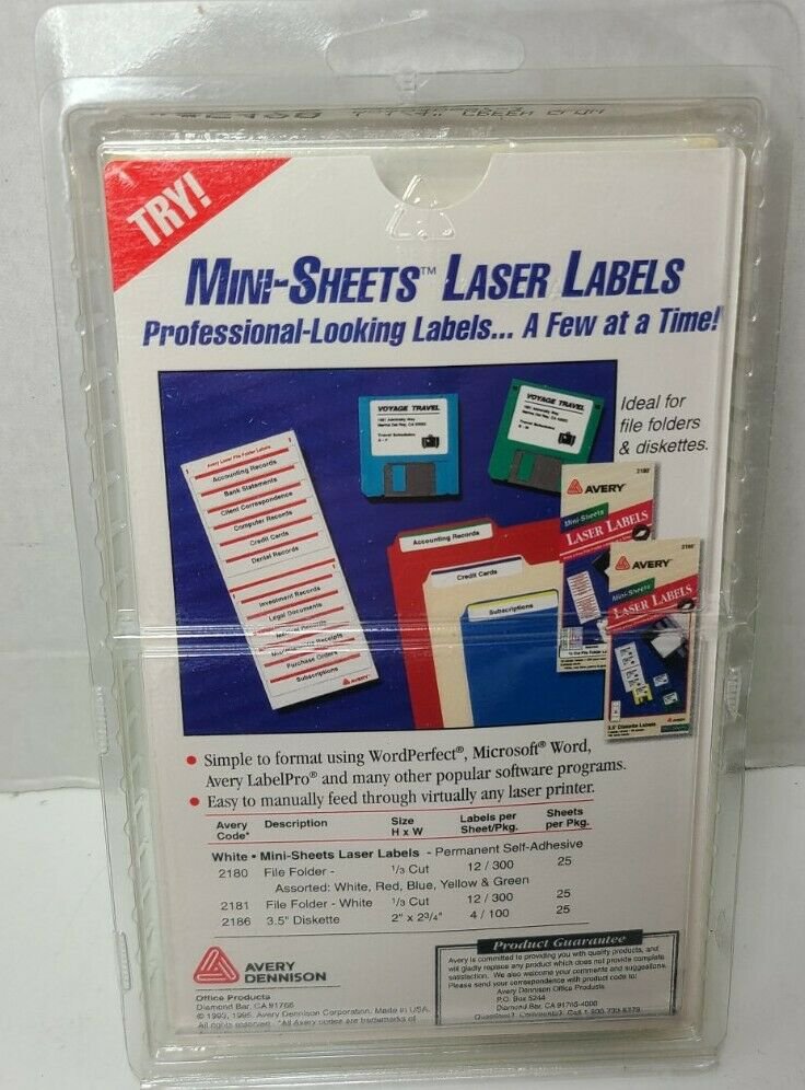 Avery® Printable Removable Color-Coding Labels 1 1/4" diameter Neon Green