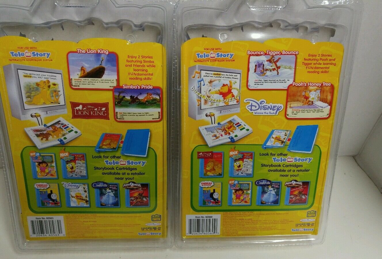 DISNEY Lion King - Winnie the Pooh Tele-Story Interactive Storybook ...