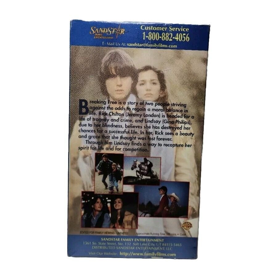 Breaking Free VHS Christine Taylor Jeremy London Gina Philip NEW ...