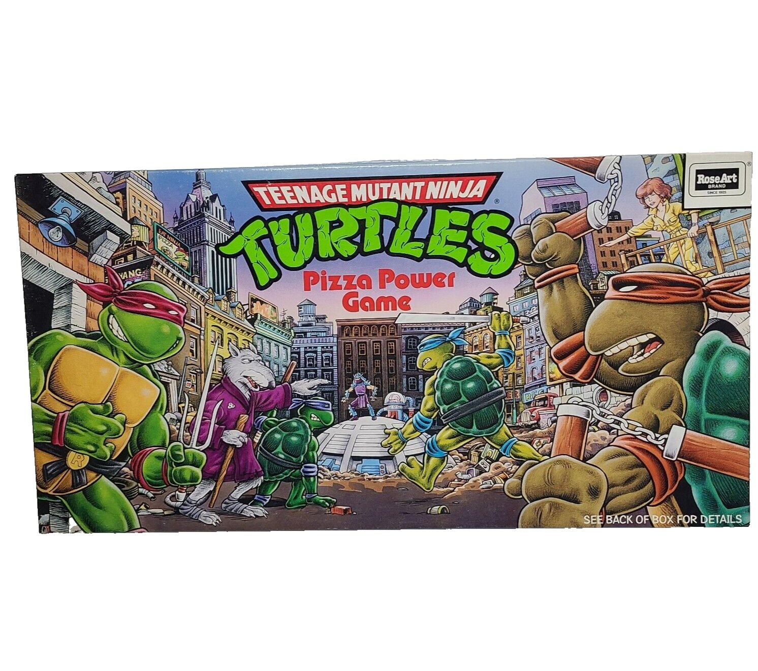 1989 Teenage Mutant Ninja Turtles TMNT Pizza Power Board Game Complete ...