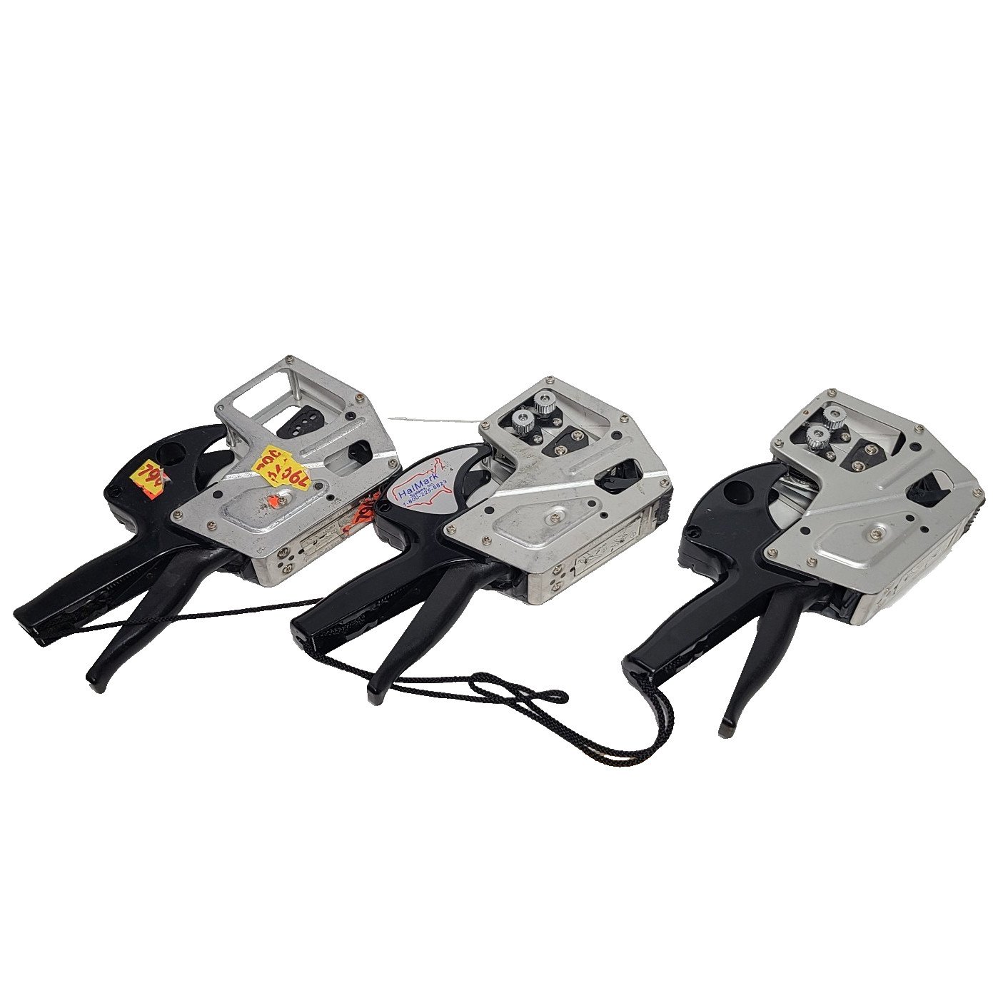 3 Halmark Systems Model L Labeler Price Tag Tagging Guns No Labels