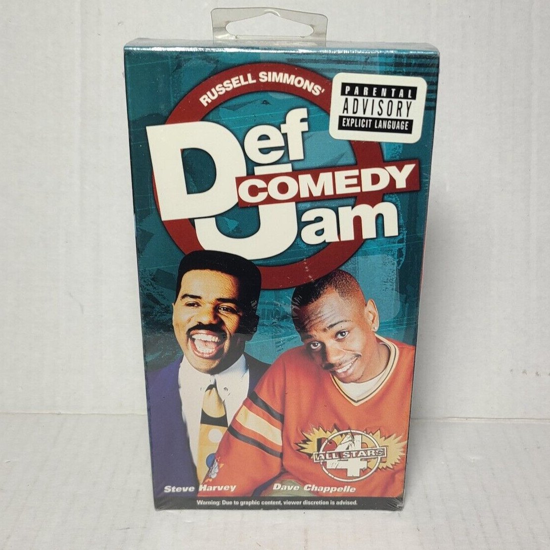 Def Comedy Jam Vol.4 [VHS] Steve Harvey Dave Chappelle