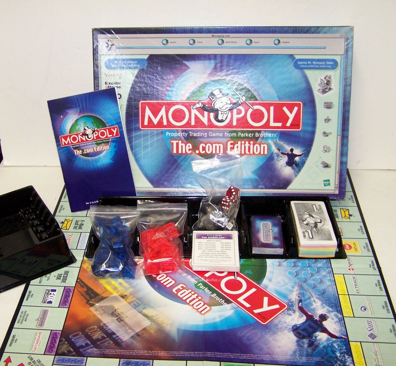 Monopoly Dot Com Board Game RESEALED The .com Edition Collectors