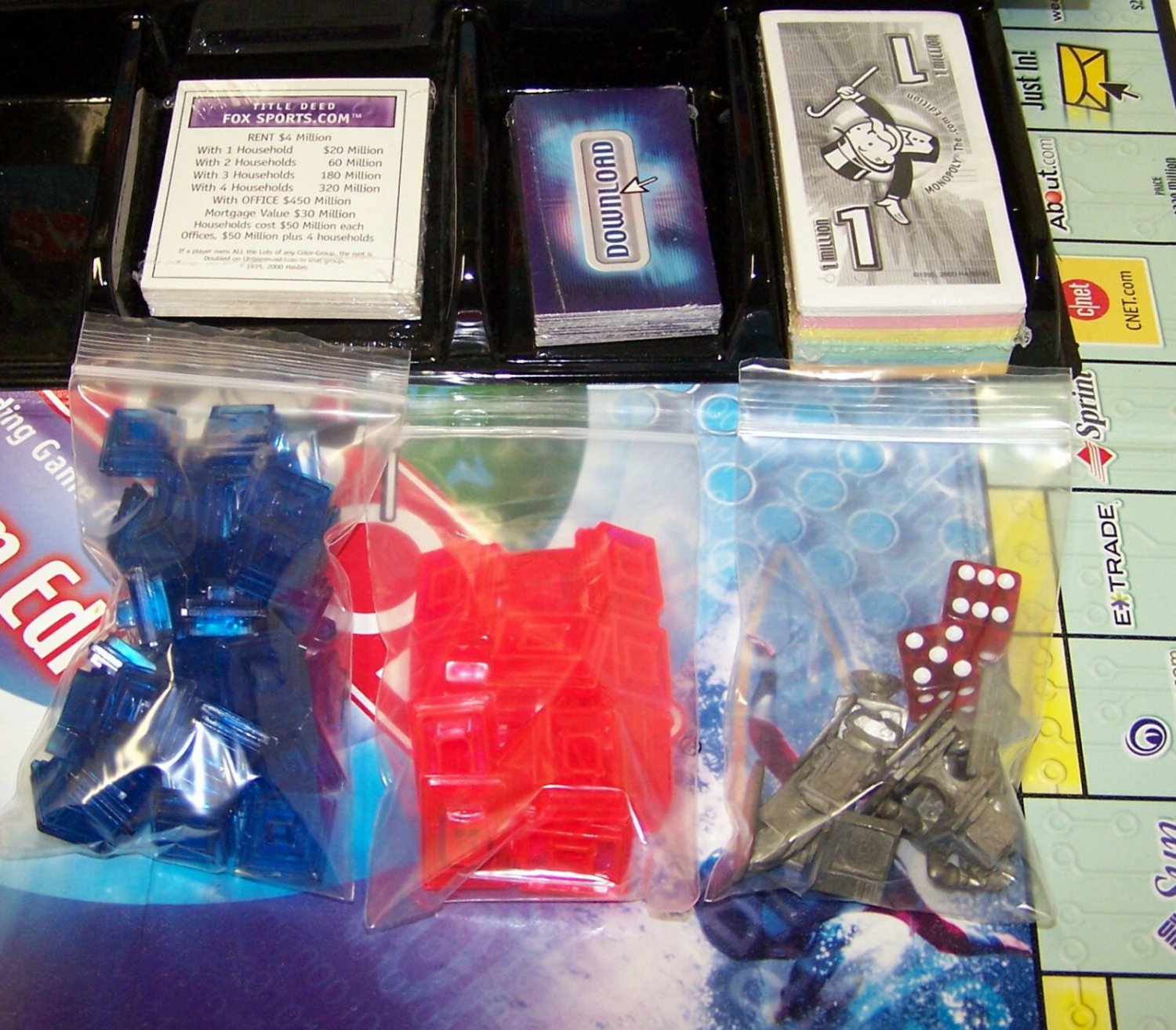 Monopoly Dot Com Board Game RESEALED The .com Edition Collectors