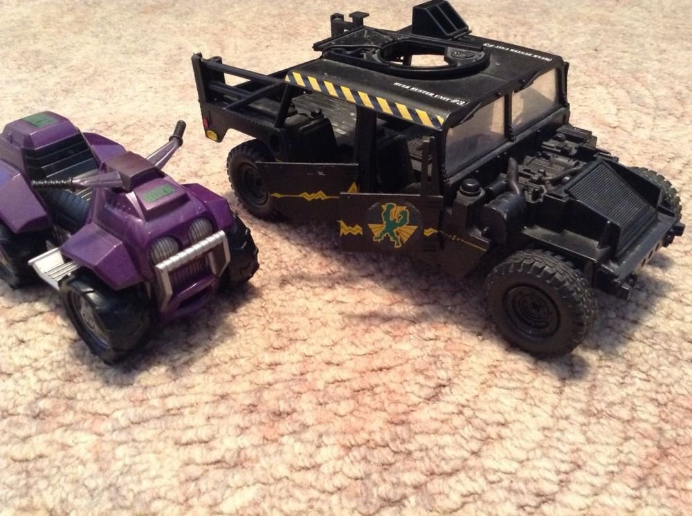 Large Incredible Hulk Marvel Hummer Humvee Jeep And 4 Wheeler Toy Car ...