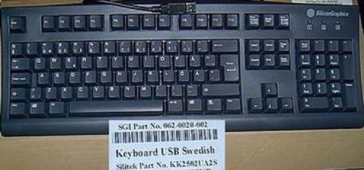 SWEDISH & SWEDEN ENGLISH USB KEYBOARD PCS OR MACS - Foreign Keyboard ...