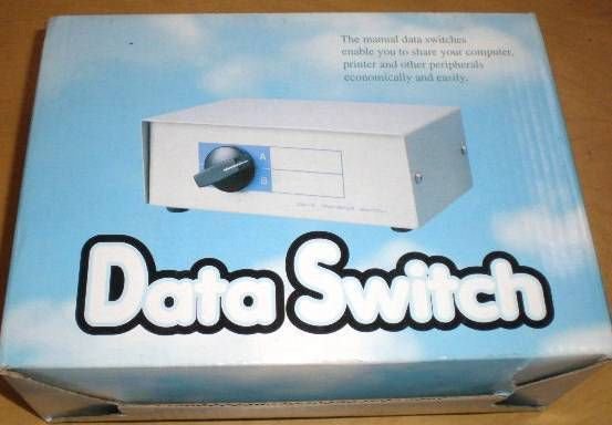 *NEW* 2 Port SCSI Switch Box - Centronics SCSI 50 Pin CN50-2 AB A-B 2 ...