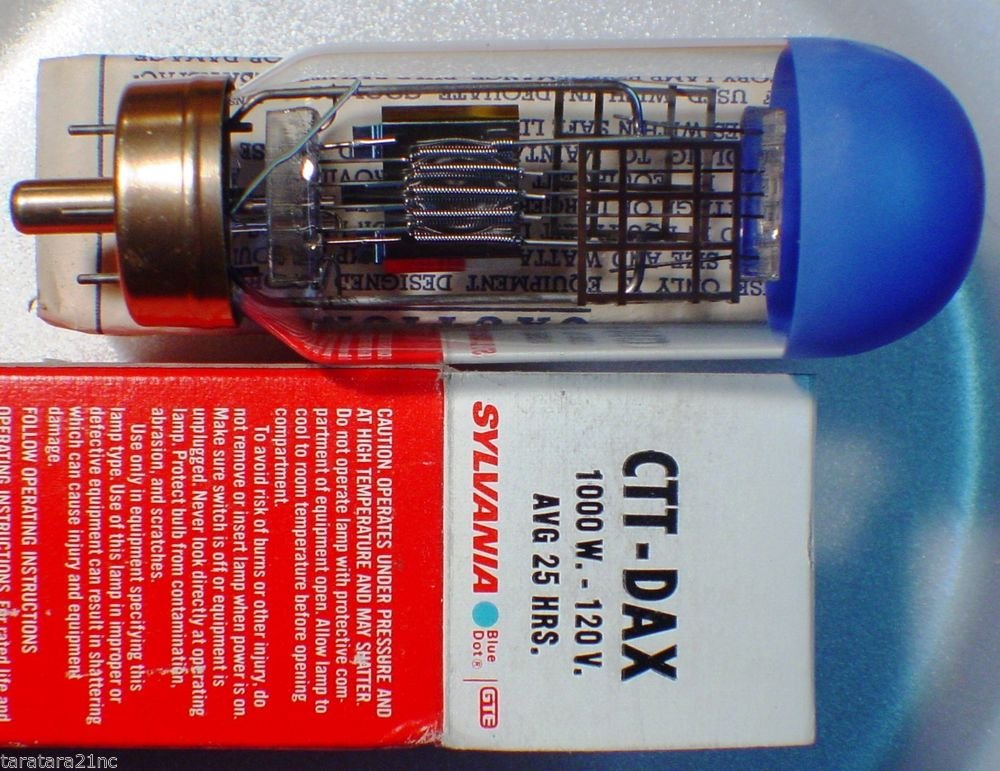 CTT DAX Sylvania 1000 Watt 120 Volt AV Photo Projector Bulb / Lamp Lot of 1