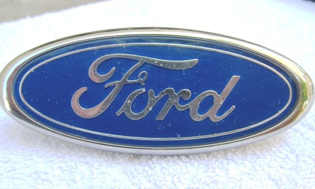 Ford OEM 4.125" Blue Oval Emblem Badge Grille for Tempo Escort
