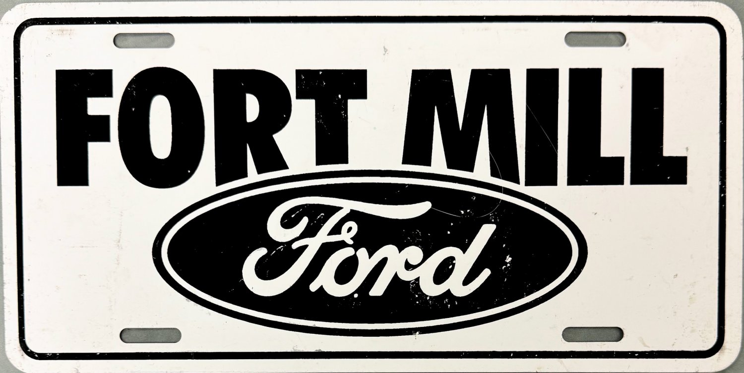 Fort Mill Ford License Plate