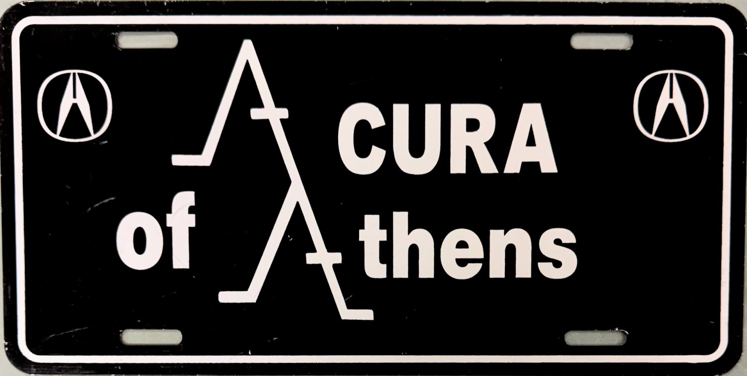 Acura of Athens License Plate