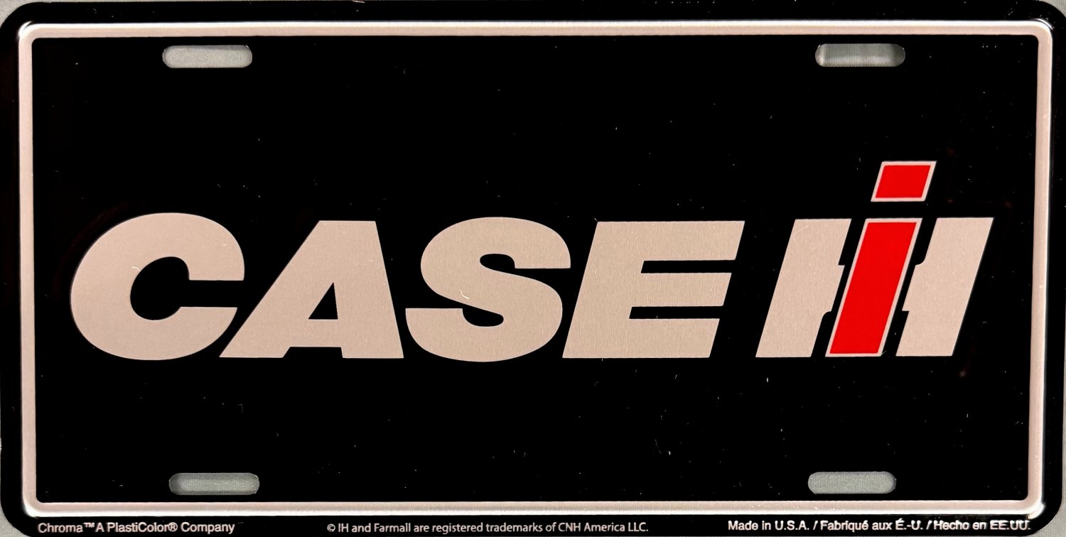 Case IH License Plate