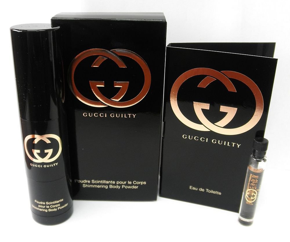 Gucci Guilty Shimmering Body Powder .1oz & .06oz Sample
