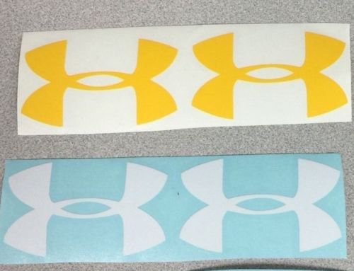 Under Armour Decal orange Sticker Vinyl 4 Of 3" Windows Surfboard Car ...