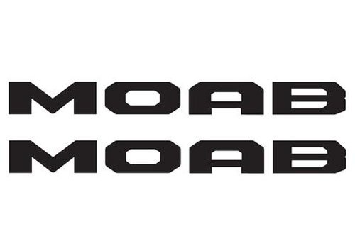 Moab hood decal for car truck