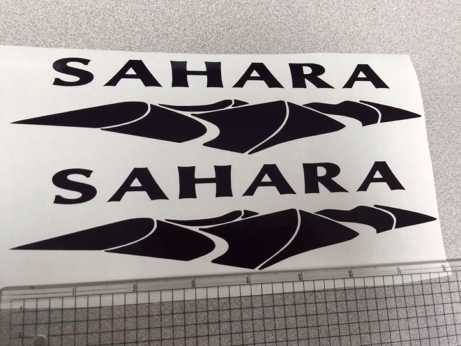 SAHARA desert Full Set LOGO DECAL-black Color Kit Vinyl Stickers Decals