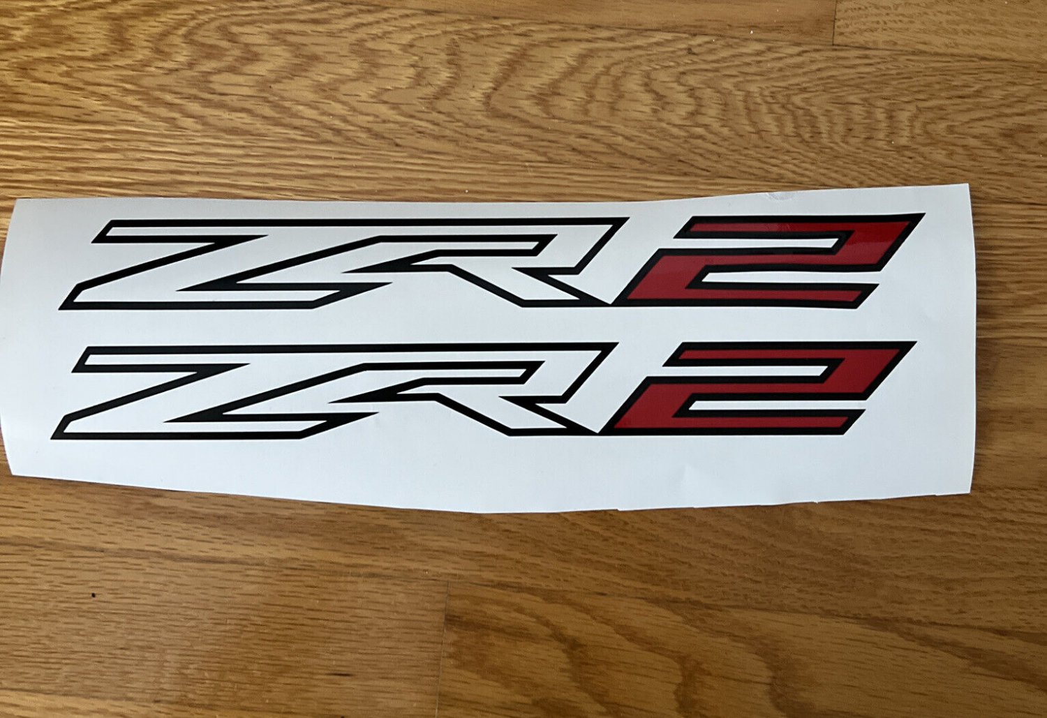 ZR2 Decals Fits Chevy Colorado Bedside Truck Sticker 2017-2020 Z Red GB 2Pc