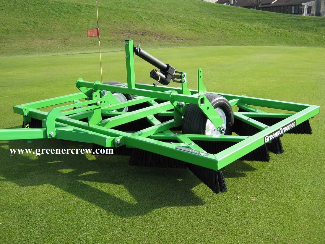 Golf Course Greens Groomer Natural Turf Electric Lift with Premium ...