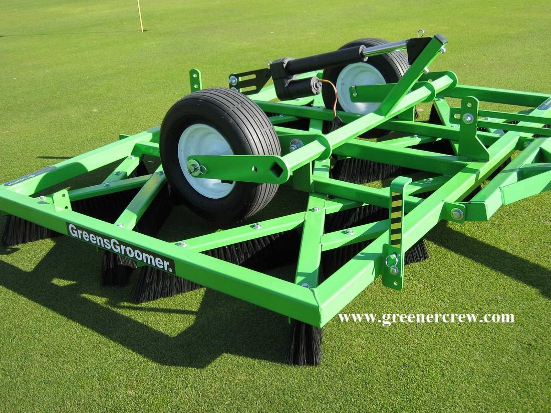 Golf Course Greens Groomer Natural Turf Electric Lift with Premium ...