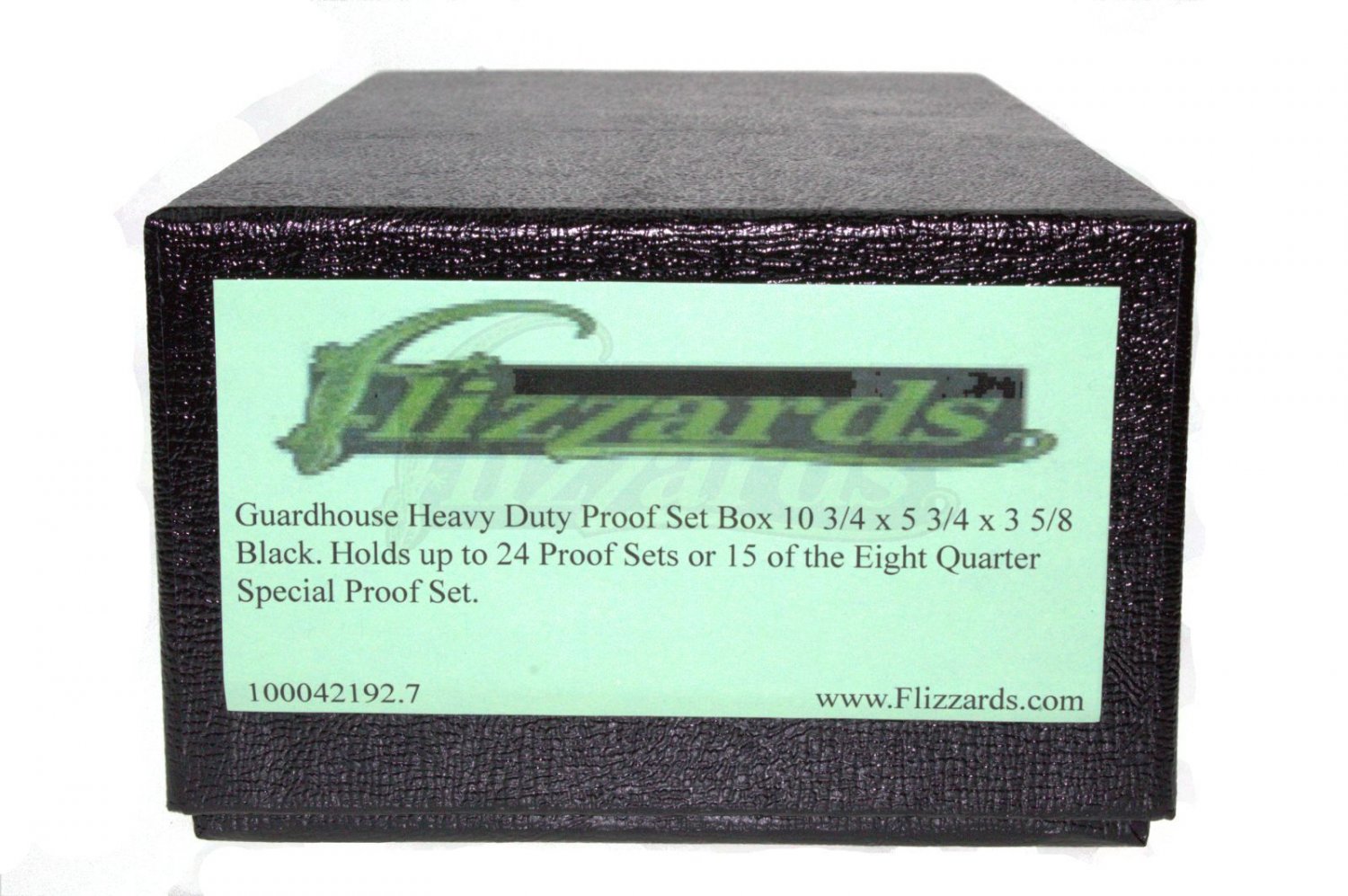 Black Heavy Duty Storage Box for US Proof Sets, 10 3/4x5 3/4x3 5/8 ...