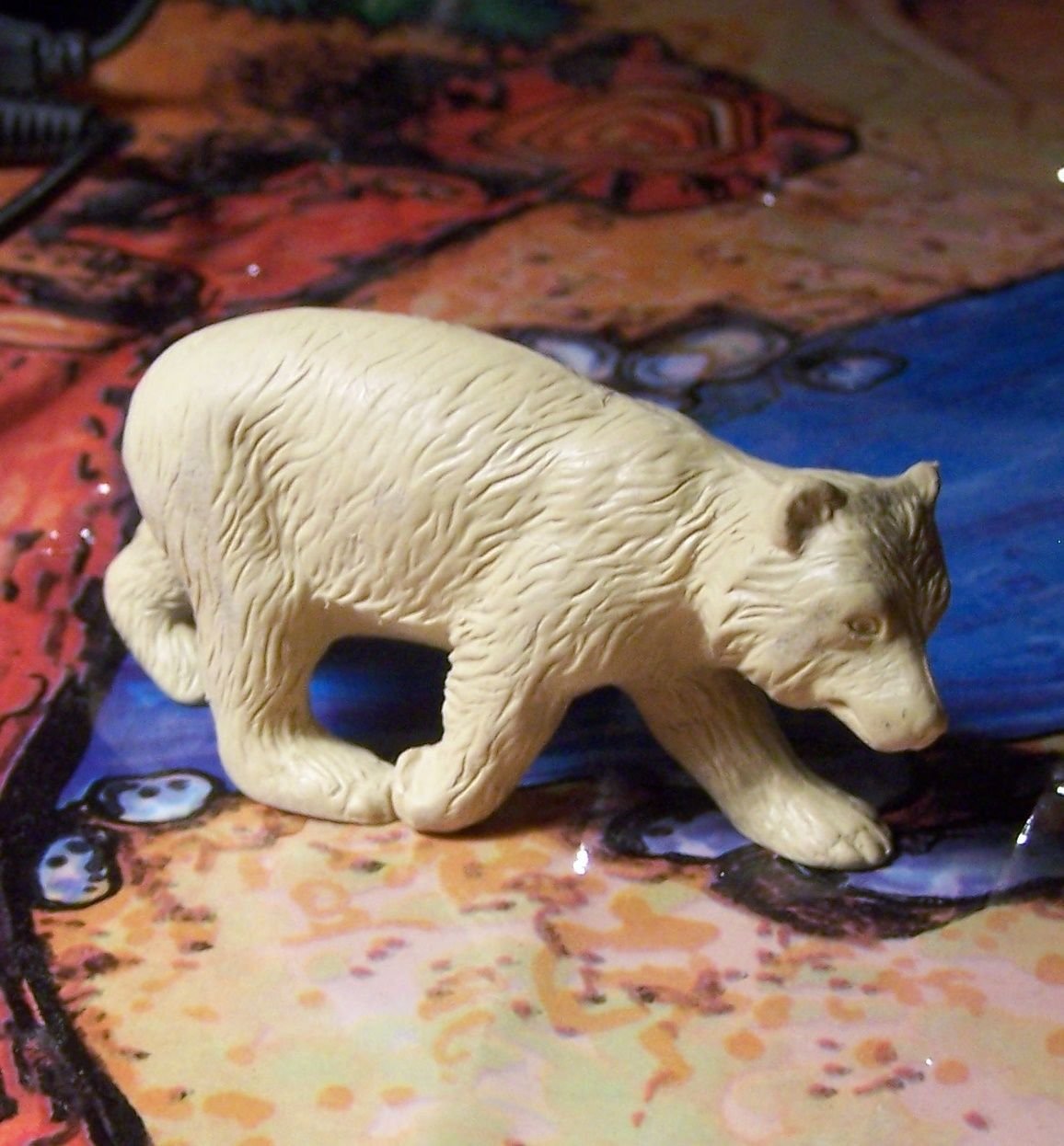 Marx Bear, North American Wild Animals Series, Light Beige, Original 1960s