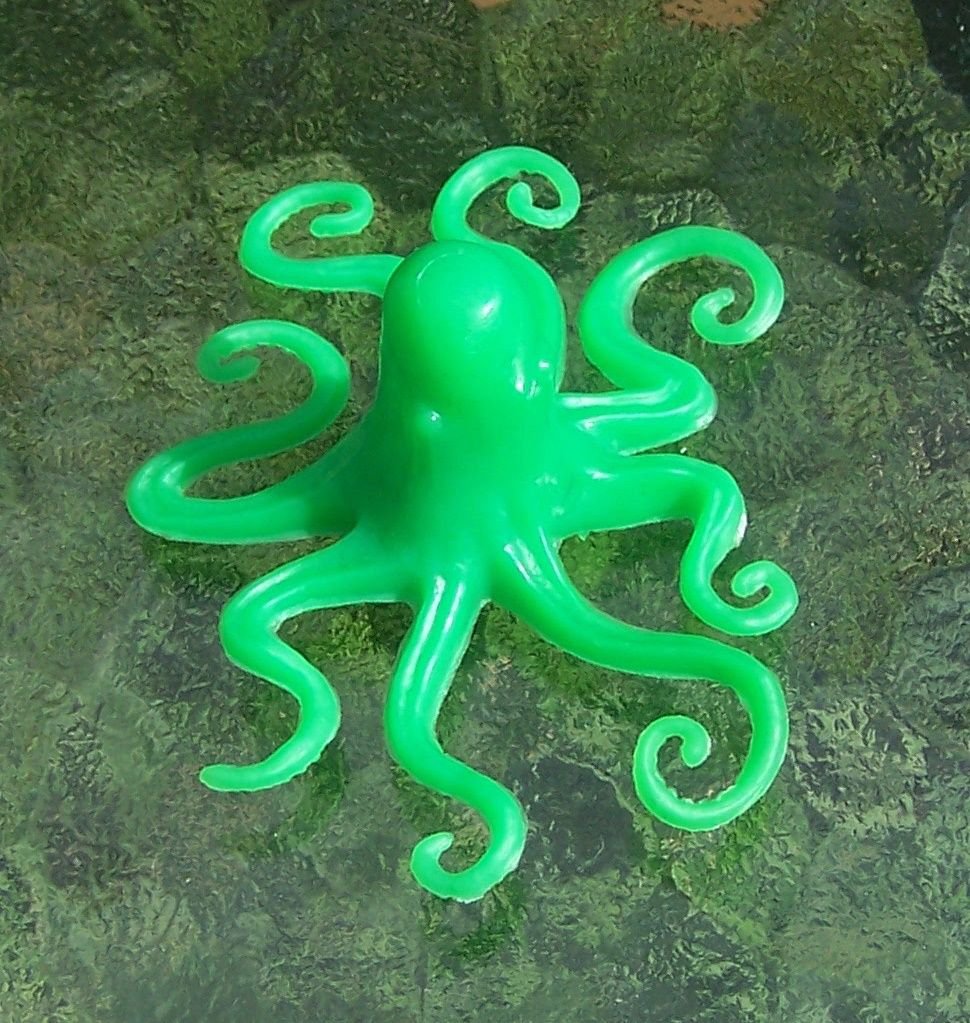 MPC Sea Creatures: Octopus in Regular Issue Green (Probable Recast) (6 ...