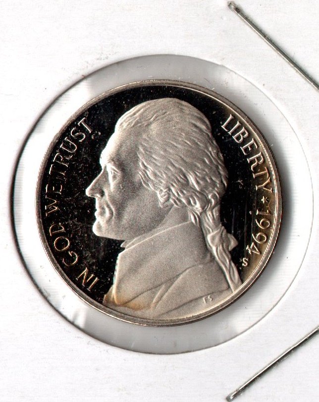 US 1994-S Proof Jefferson Nickel (3-29-19)