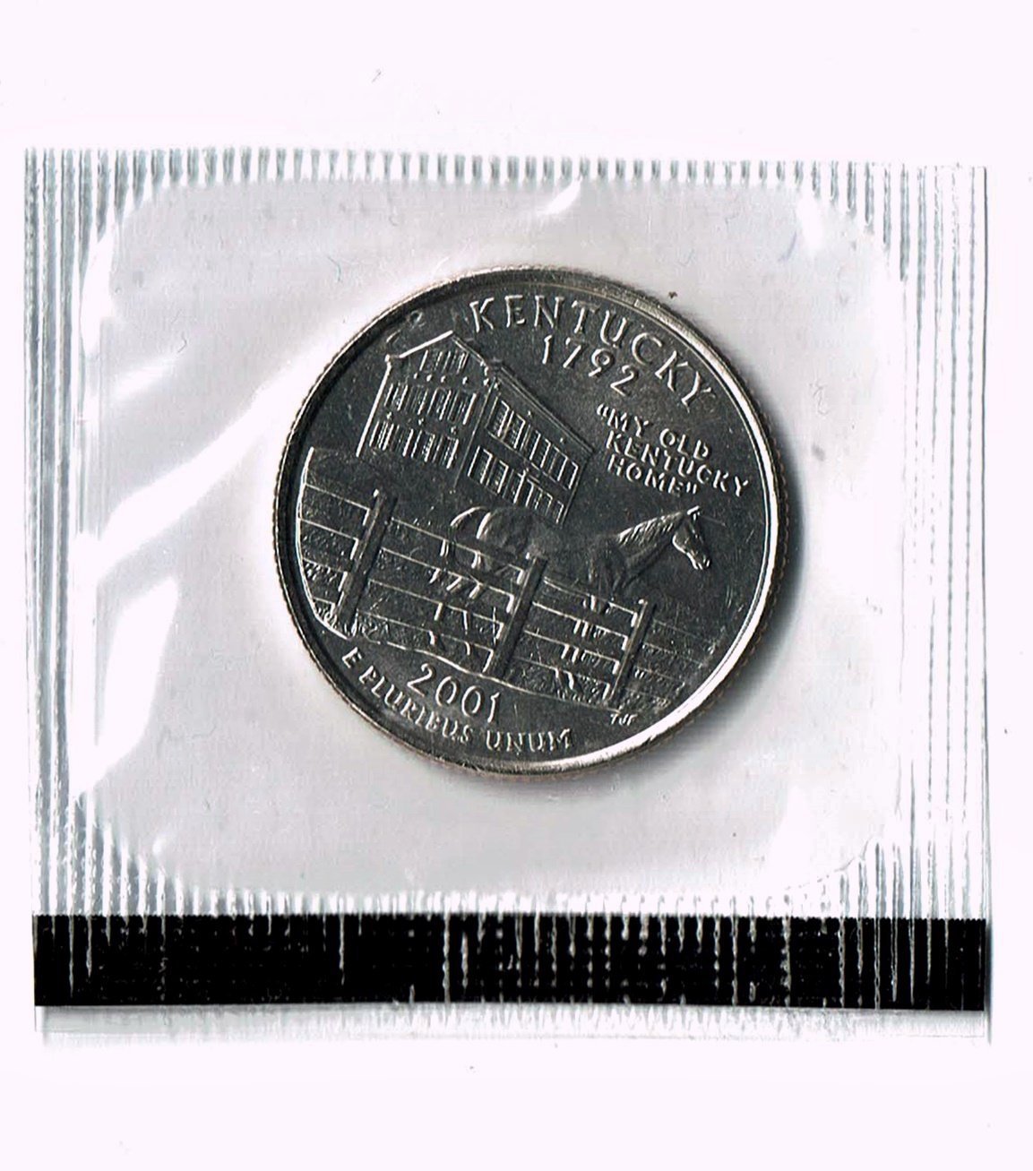 U.S. 2001-D Uncirculated Kentucky/Washington Quarter, From Mint Set (3 ...