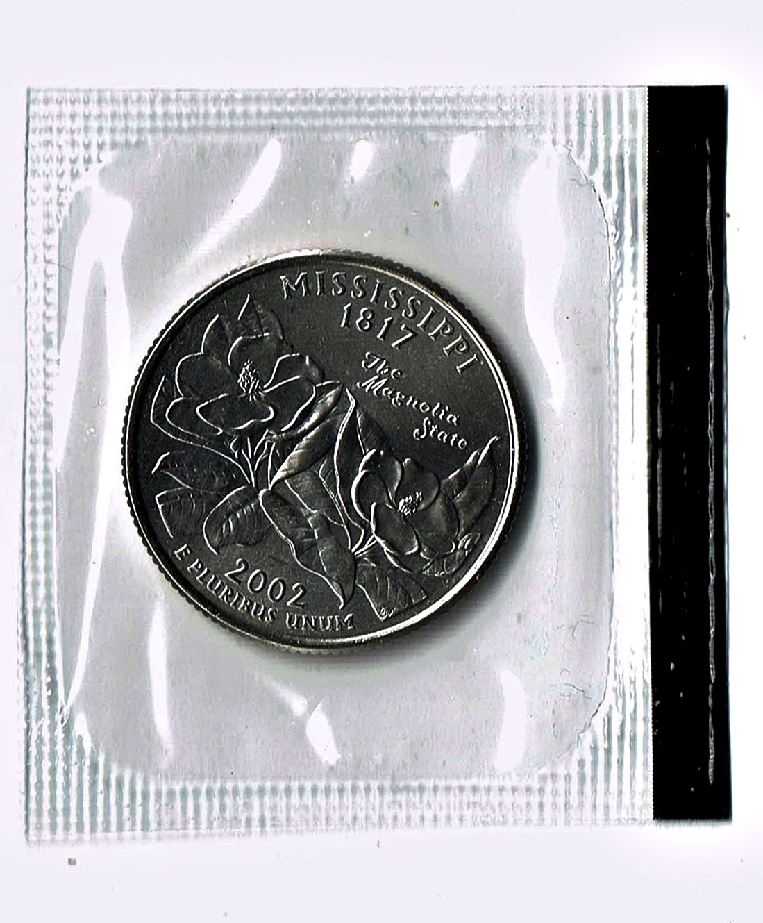 U.S. 2002-D Uncirculated Mississippi/Washington Quarter, From Mint Set ...