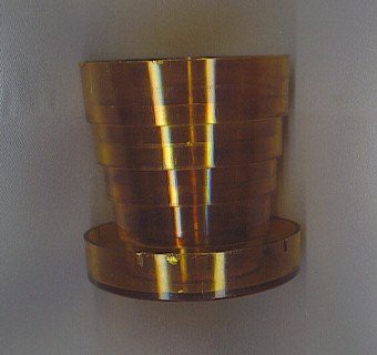 COLLAPSIBLE VINTAGE CUP IN TORTOISE SHELL