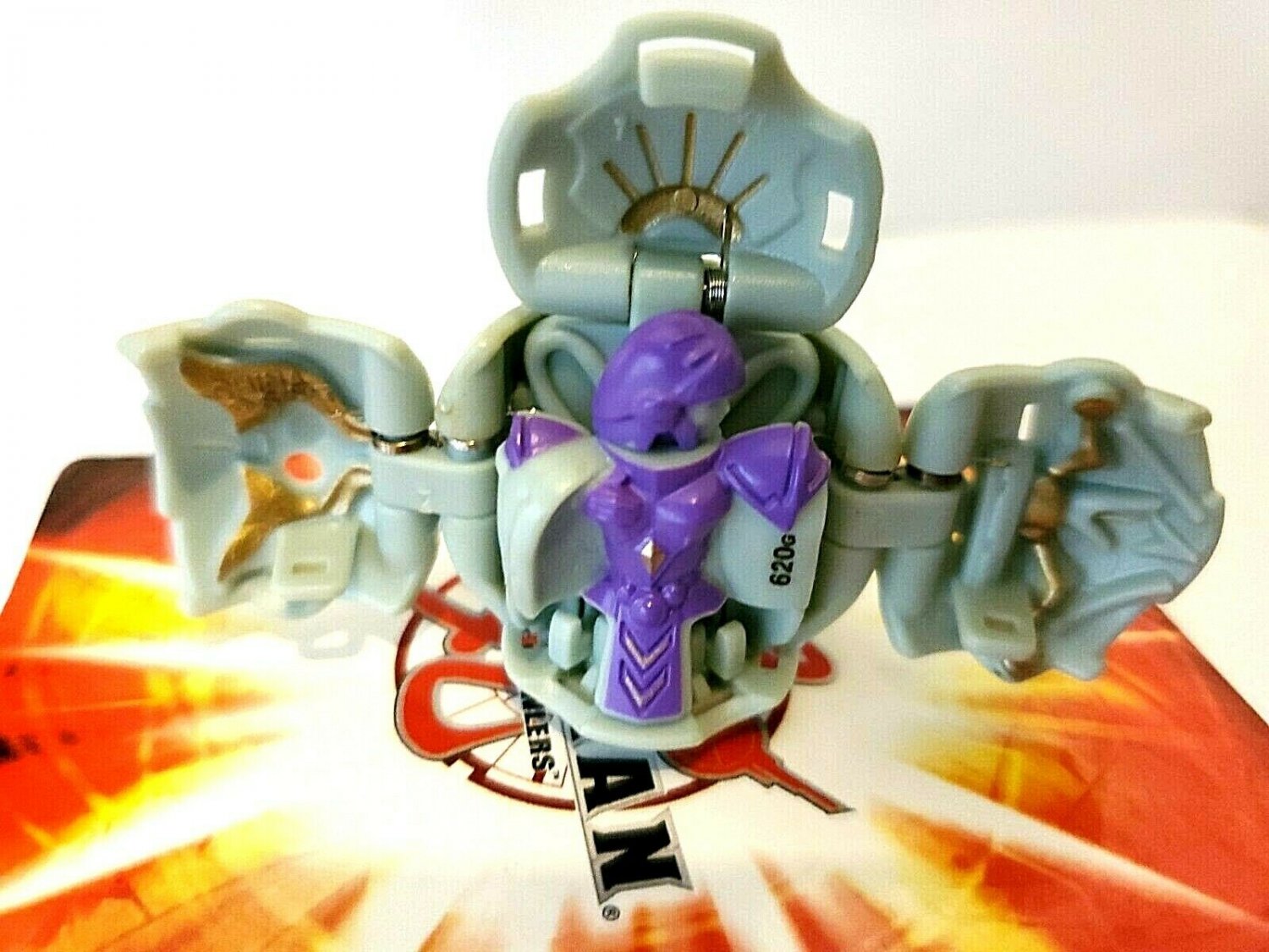 Bakugan Lars Lion Gray Haos B2 Bakupearl 620G