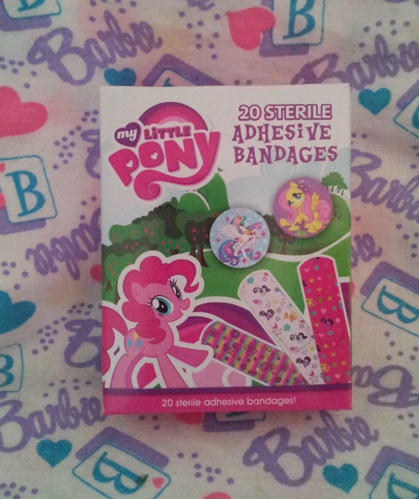 New MY LITTLE PONY Box of 20 Sterile Adhesive Bandages Band-Aids - 2014
