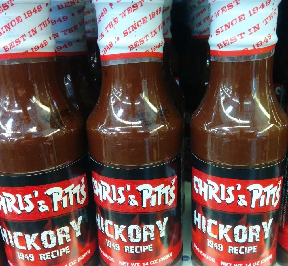 **3 Pack**Chris' & Pitt's Barbecue BBQ Sauce Best in the West 1949 Recipe