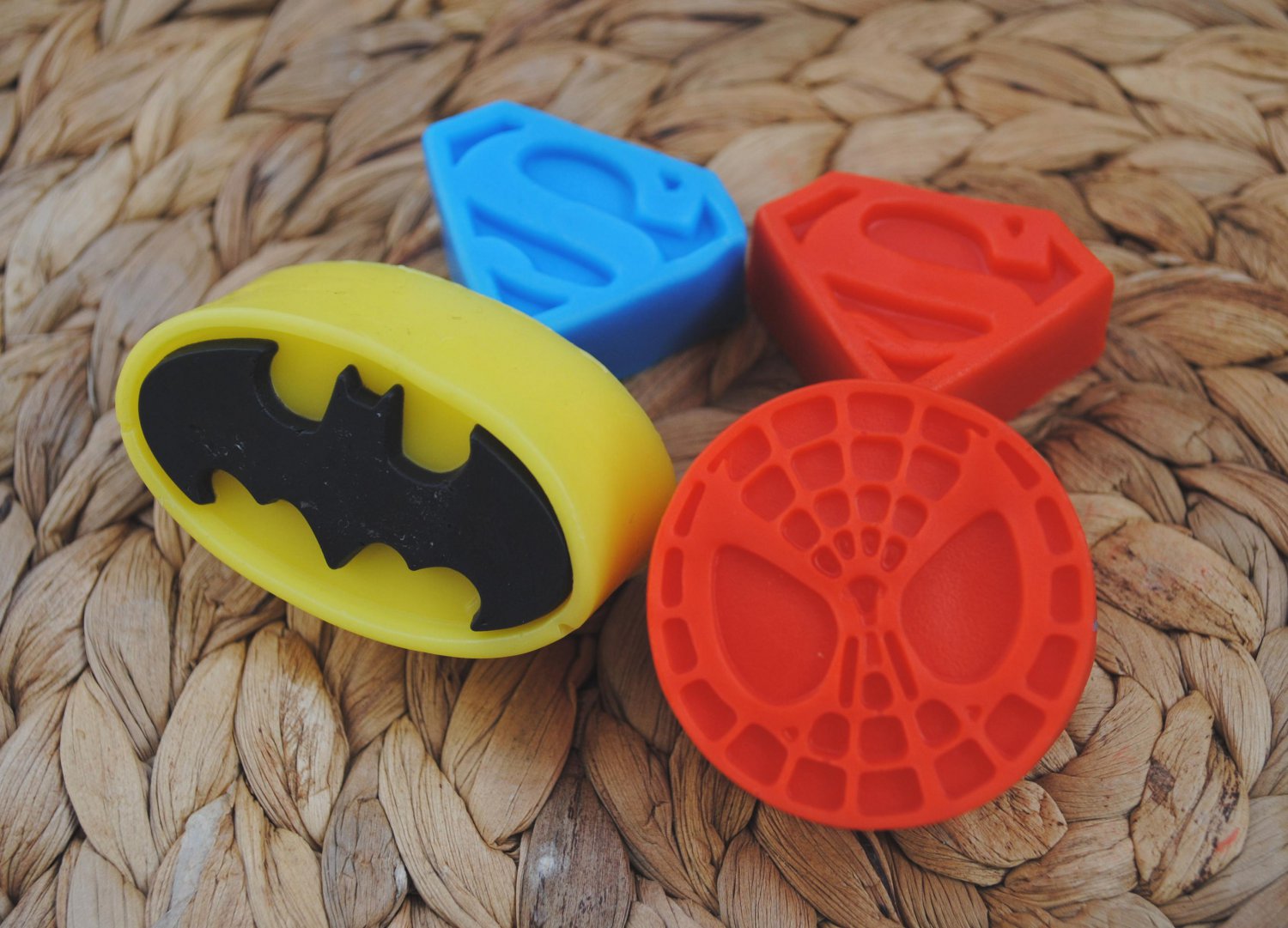 Soap Handmade Superhero Logo soaps – batman, spiderman, superman ...