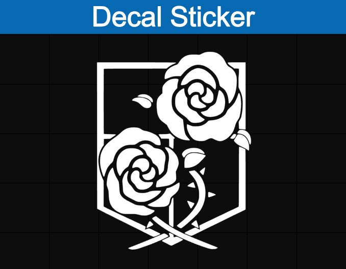 Attack on Titan Garrison Regiment Decal Sticker