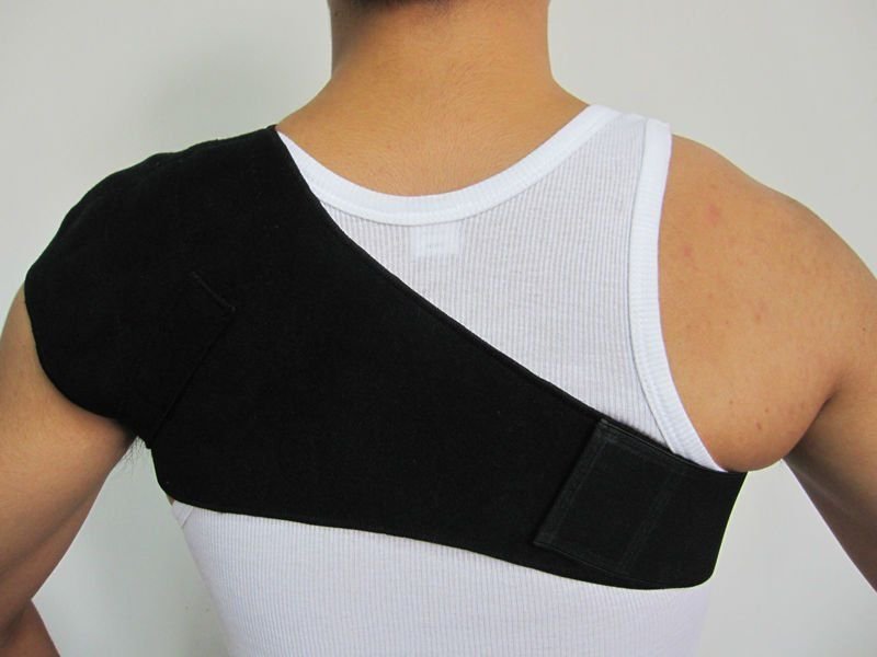 NEW TOURMALINE SELF HEATING SHOULDER STRAP GYM LIFTING WEIGHT MAGNETIC ...