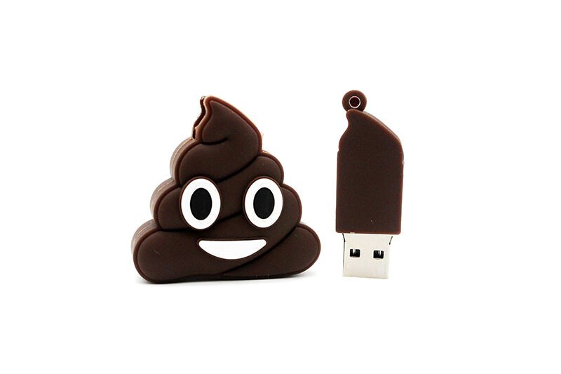 3.0 16gb 32gb 64gb 128gb Poop Turd Poo Emoji Face USB Flash Thumb Drive ...