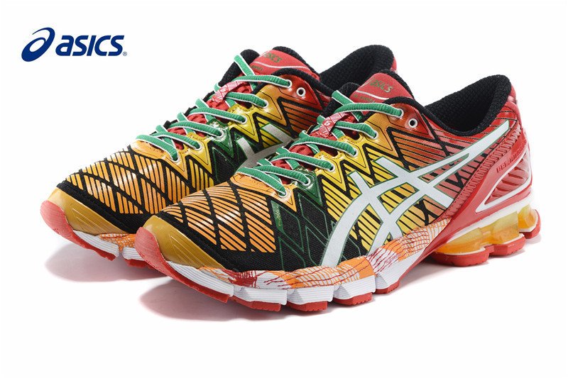 ASICS Men's GEL-Kinsei 5 Running Shoe Black/White/Red US Size 10