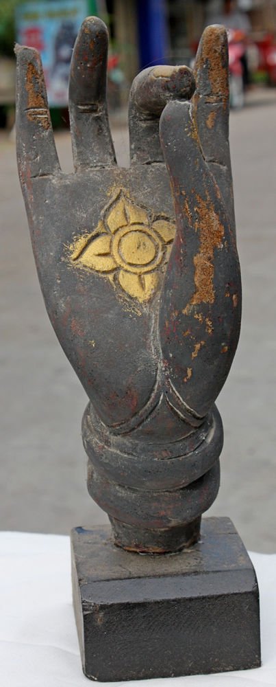 Asian Cambodian Buddhist Prithvi Mudra Hand #1