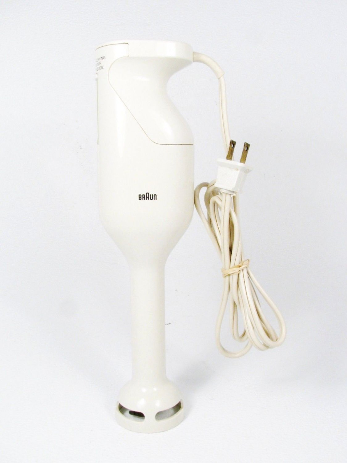 BRAUN White Handblender Chopper Shakes Soups Purees Model MR 340