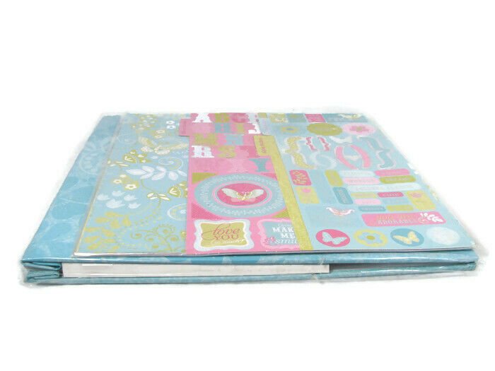 Colorbok Scrapbook Album Kit Wild Lilacs 12x12 140 Stickers-60 Die Cuts ...