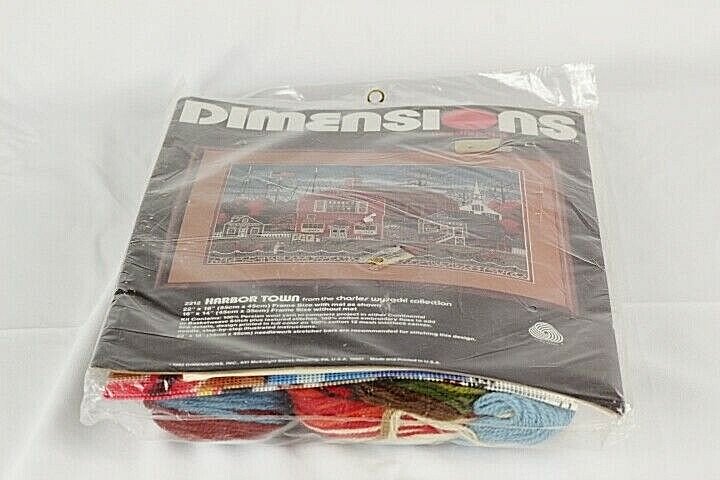 Dimensions Needlepoint Kit Charles Wysocki Harbor Town Pure Wool Horse ...