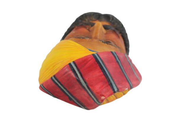 Vintage Legend Products Indian Prince Turban Chalkware Head Wall Art ...
