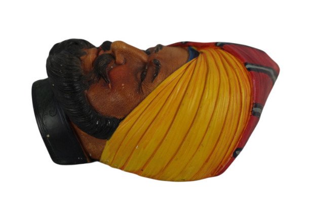 Vintage Legend Products Indian Prince Turban Chalkware Head Wall Art ...